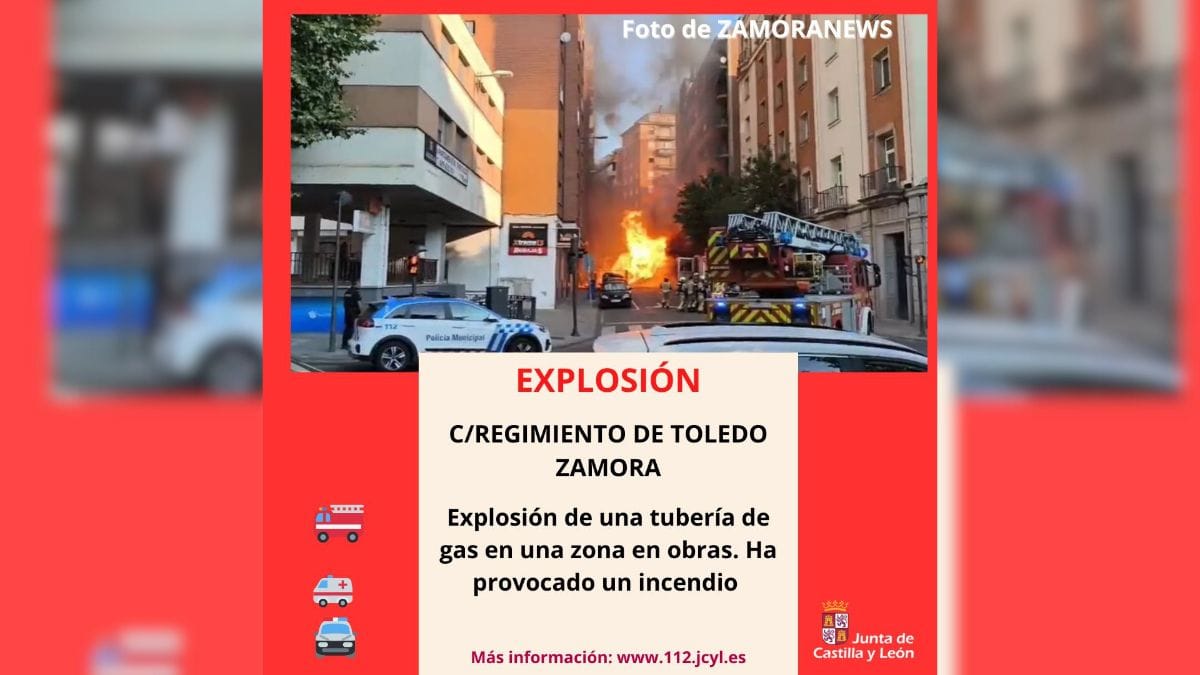 Explosión de tubería de gas en Zamora deja dos heridos - CONGRESODIARIO
